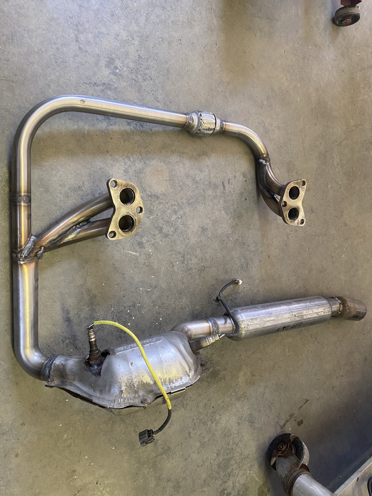 Stainless Steel Exhaust System for your Subaru EJ Series Engine ...